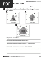 Chapter Worksheet Grade 8 Geography-Human Resources | PDF | Population ...