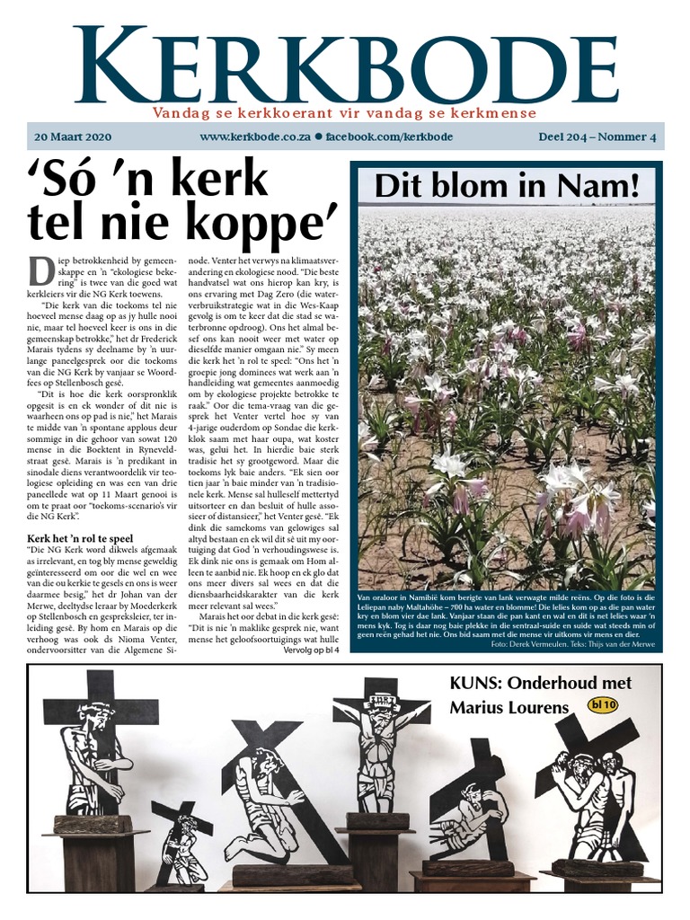 Kerkbode: E-Koerant (20 Maar 2020) | PDF