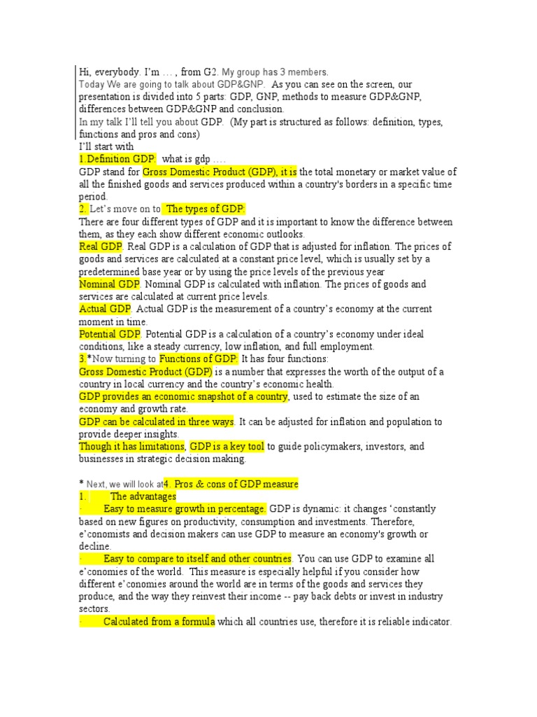 What Is GDP | PDF | Gross Domestic Product | Economic Growth