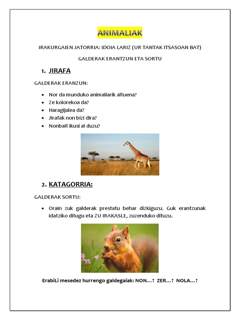 ANIMALIAK | PDF
