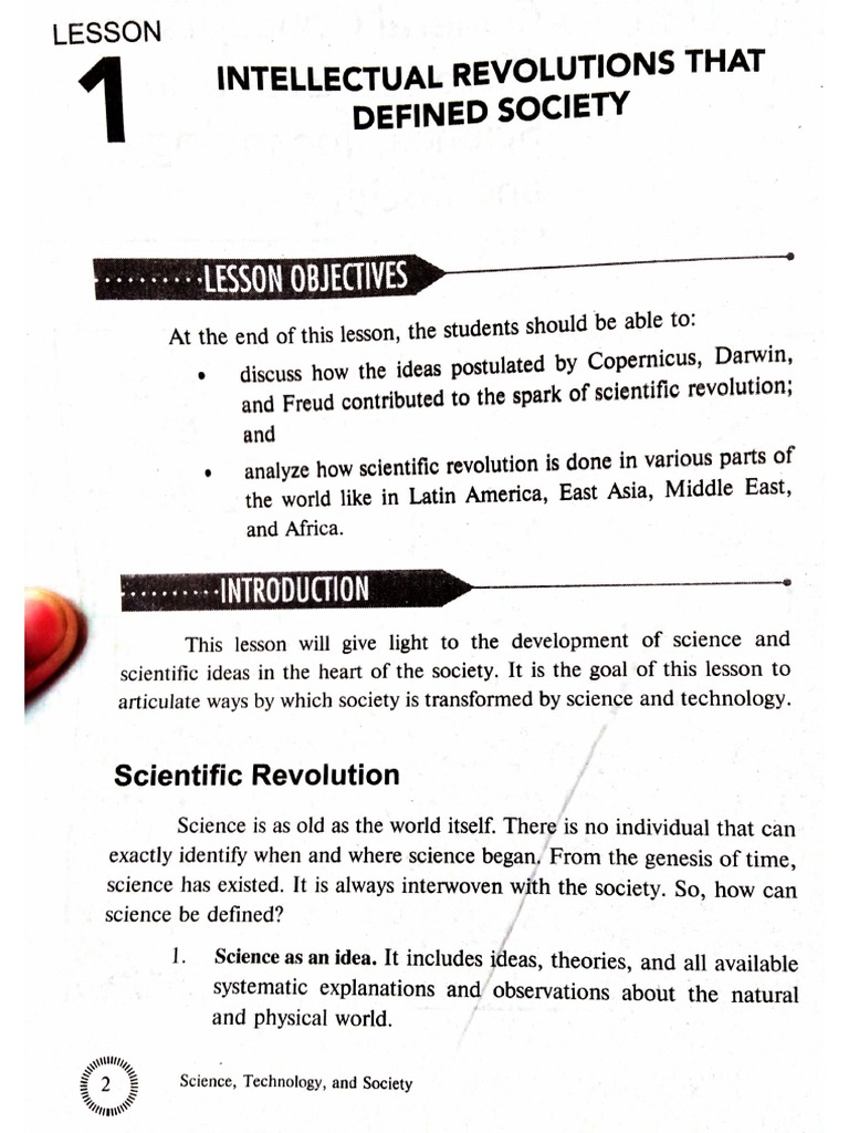 STS Lesson 1 PDF | PDF