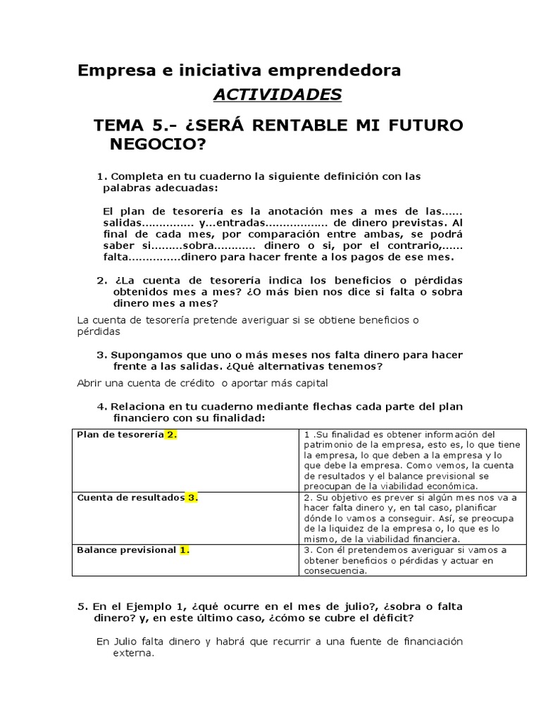 Eie Acti T5 | Descargar gratis PDF | Liquidez de mercado | Hoja de balance