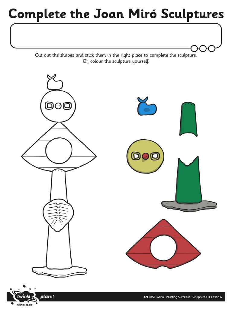 KS1 Surrealist Sculpture Activity | PDF | Home & Garden | Art