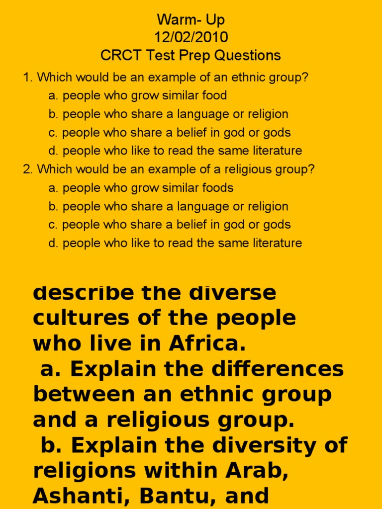 Africa-Ethnic-Religious-Groups PP | PDF | Swahili Language | Africa