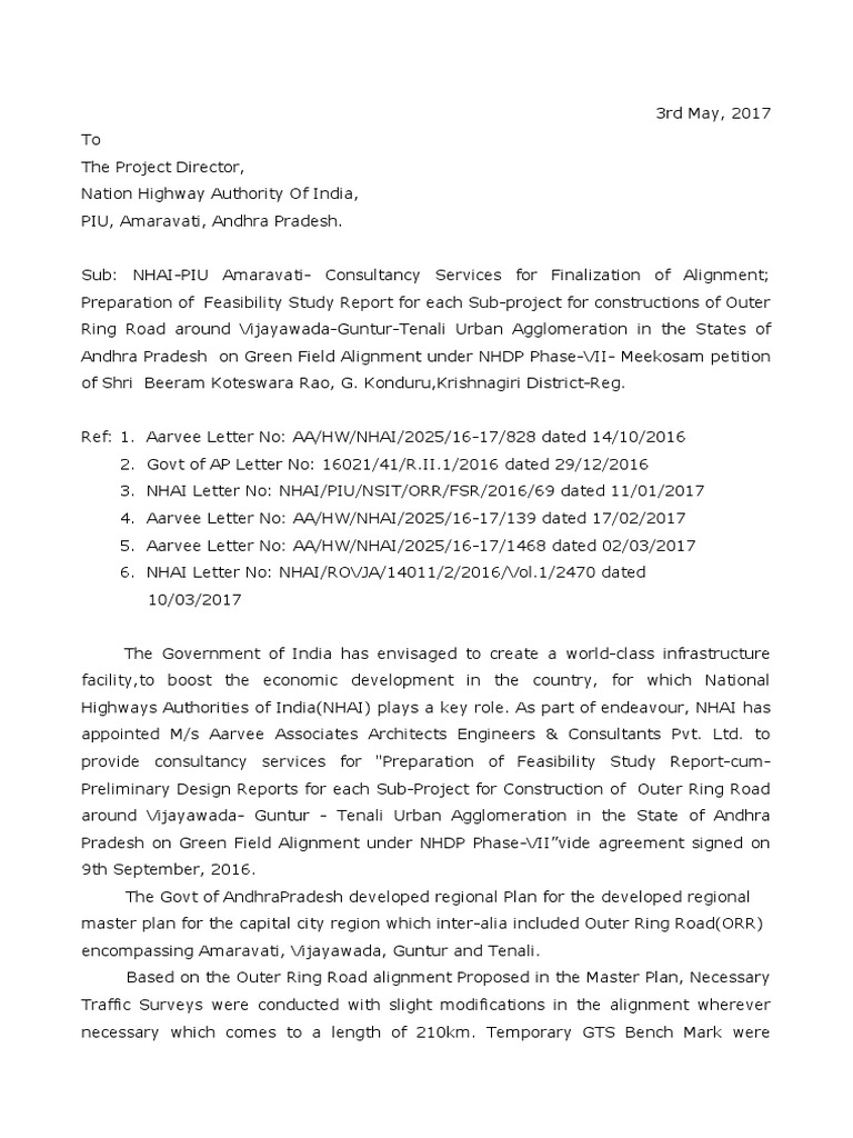 Collectorate Letter | PDF | Transport | Business