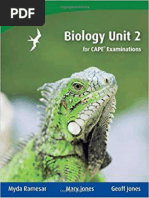 CAPE Study Guide - Biology Unit 2 | PDF