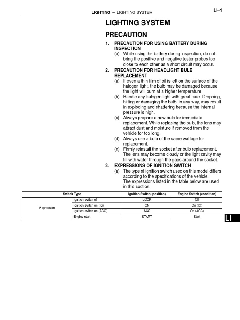 Lighting Pdf Pdf Headlamp Troubleshooting