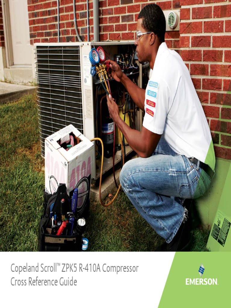 Copeland Scroll zpk5 R 410a Compressor Cross Reference Guide en 1592310 ...