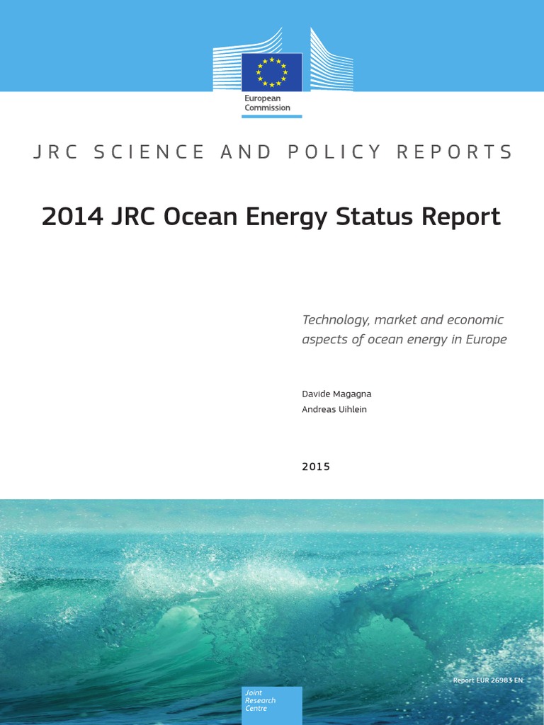 2014 JRC Ocean Energy Status Report PDF | PDF | Renewable Energy | Turbine