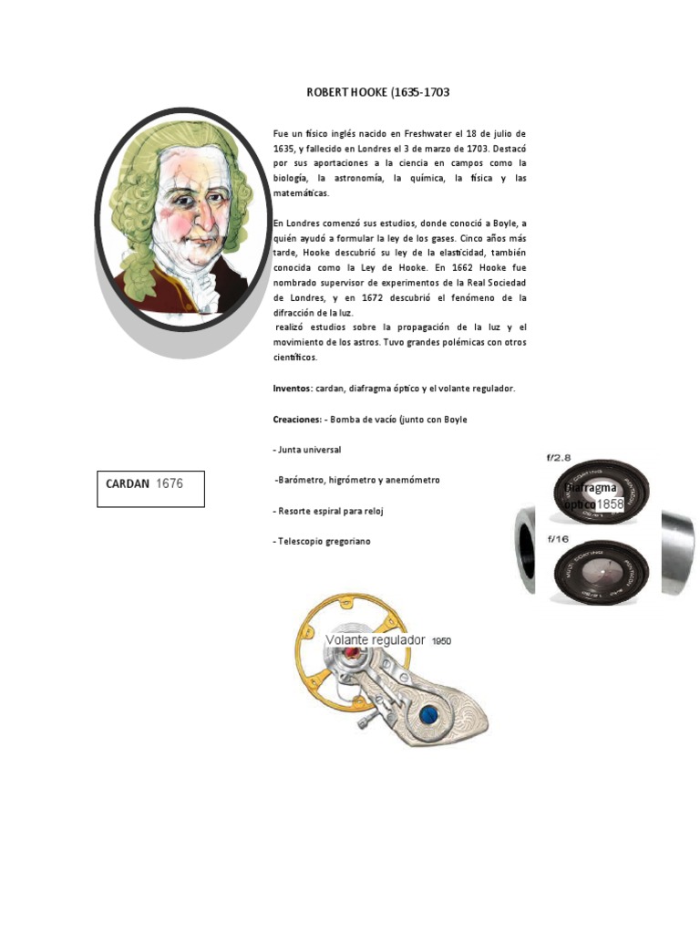 Robert Hooke | PDF