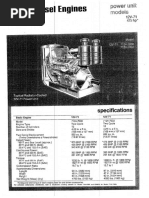 Detroit Diesel Engine Specifications | PDF | Horsepower | Mechanical ...