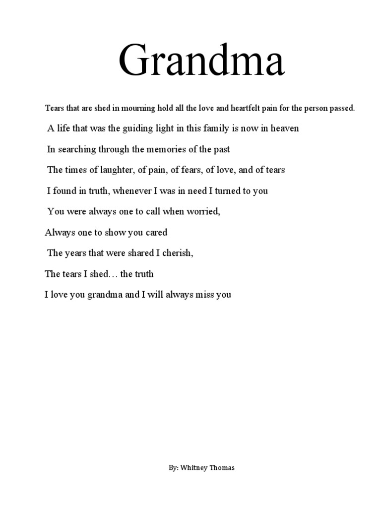 Grandma | PDF