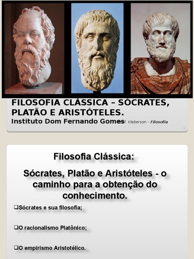 Filosofia Clássica Antiga | PDF | Sócrates | Platão