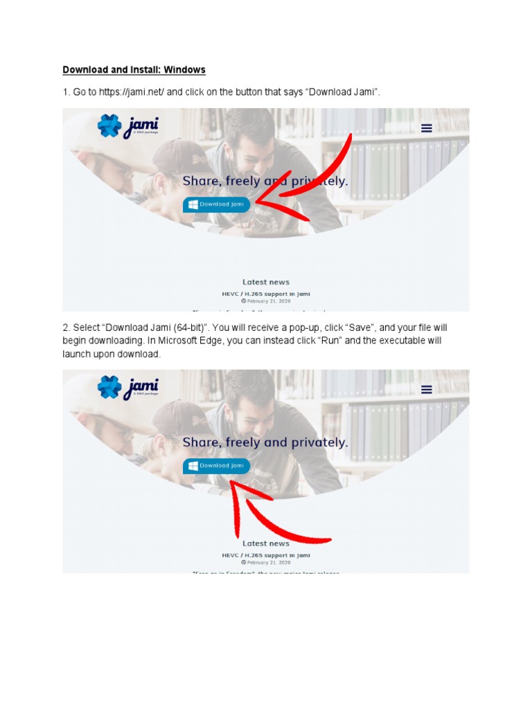 Jami Install Tutorial | PDF | Software | System Software