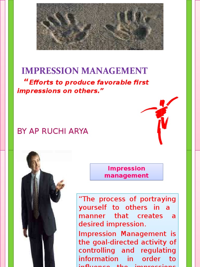 Impression Management | PDF | Psychological Theories | Neuroscience
