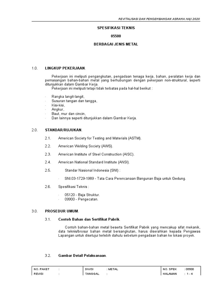 Jenis Bahan Metal untuk Konstruksi | PDF