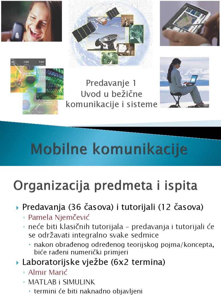 Uvod U Bezicne Komunikacije I Sisteme | PDF