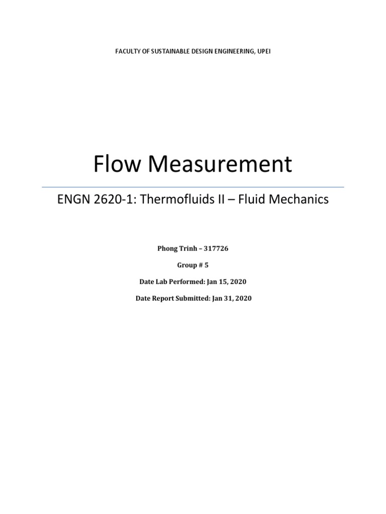 Flow Measurement | Download Free PDF | Buoyancy | Fluid Dynamics