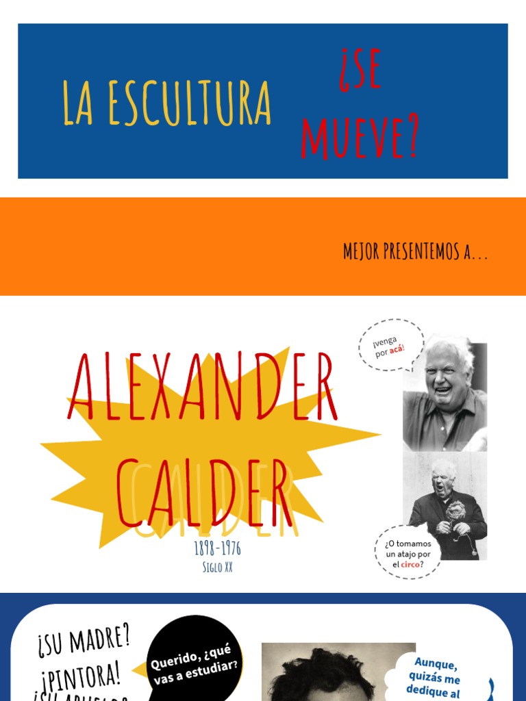 ALEXANDER CALDER (Material Didactico) | PDF | Escultura | Artes (general)