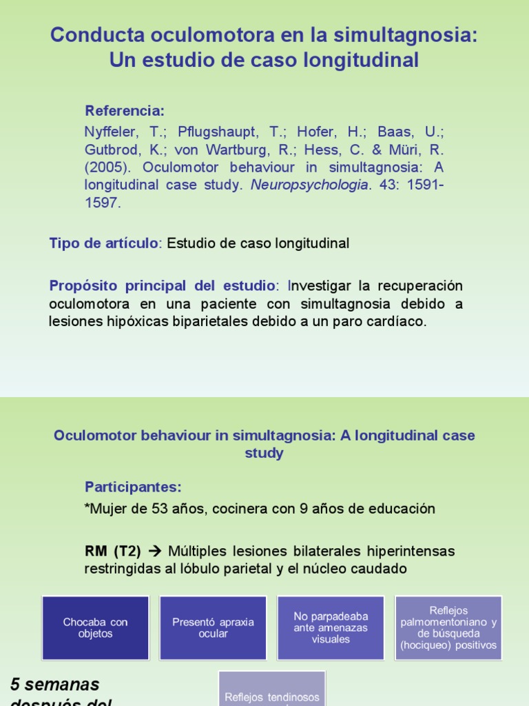Simultagnosia | PDF | Sicología | Ciencias del comportamiento