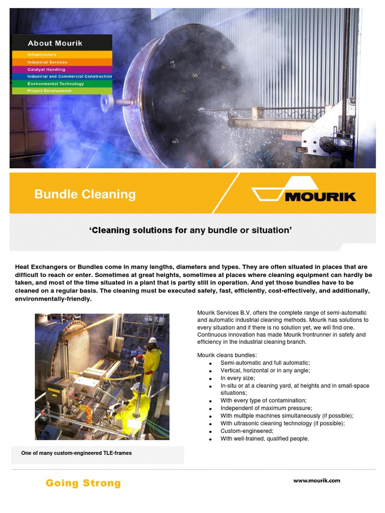 Mourik - Bundle Cleaning EN PDF | PDF | Heat Exchanger | Pipe (Fluid ...