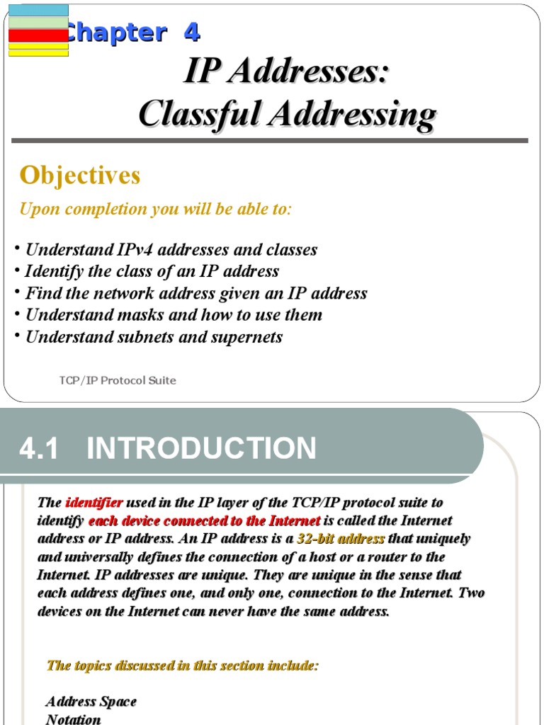 Ip Addressing Subnetting Supernetting Pdf Ip Address Internet