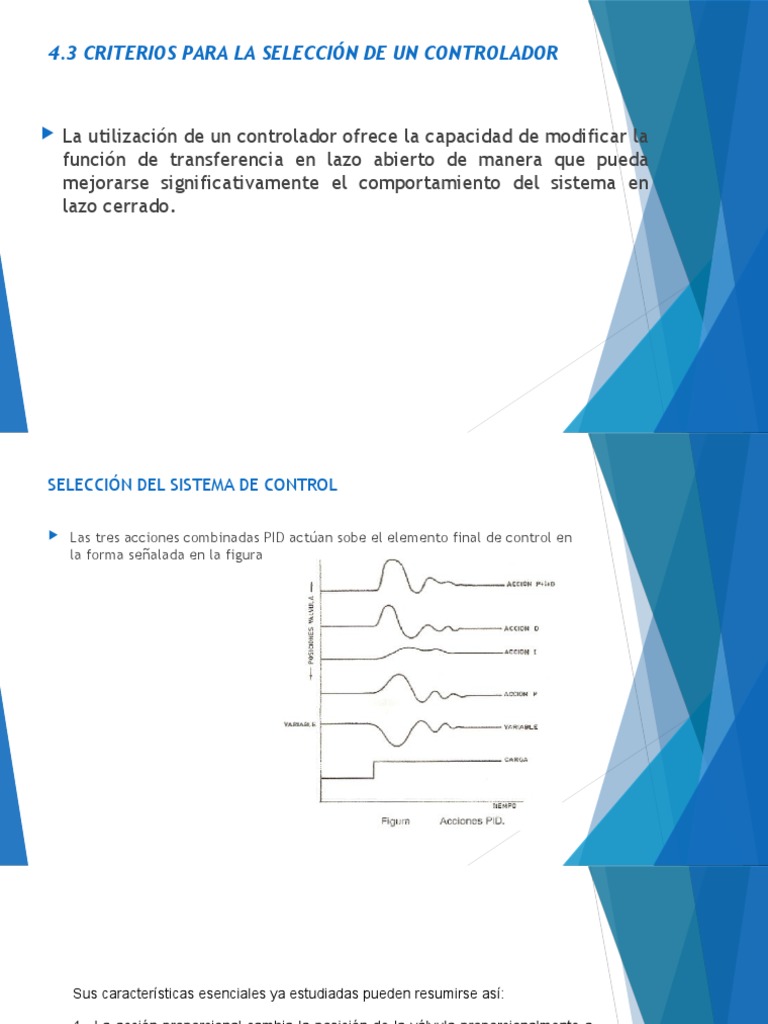 Unidad 4 Controladores | PDF | Física | Ingeniería mecánica