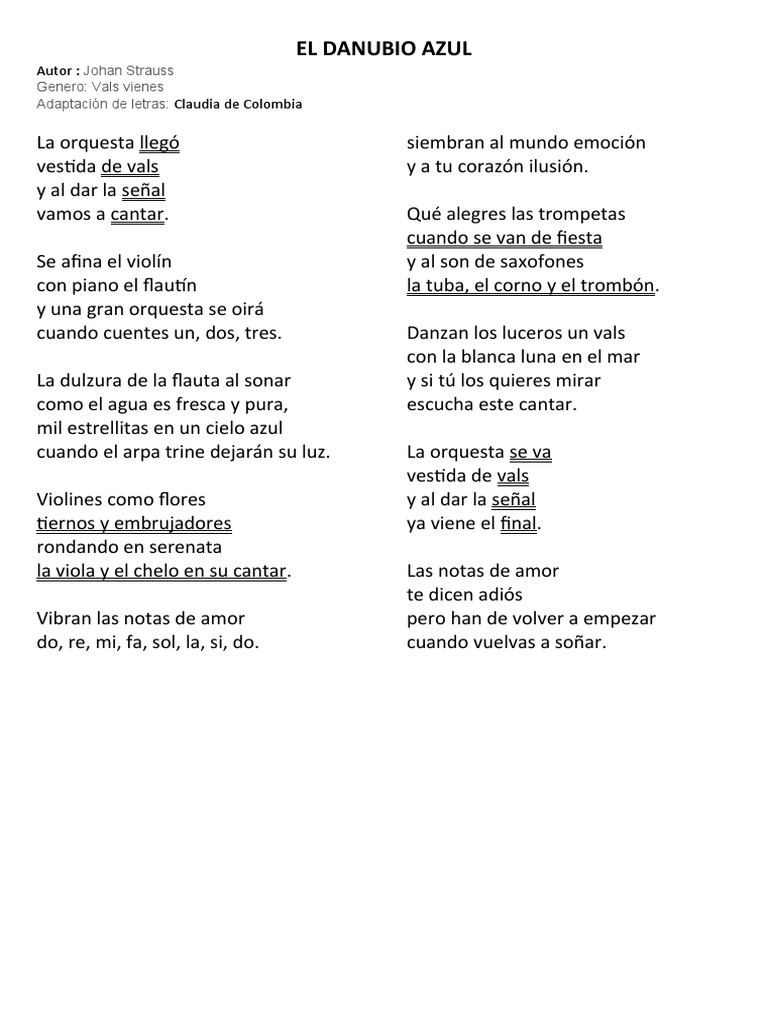 El Danubio Azul | PDF | Arte