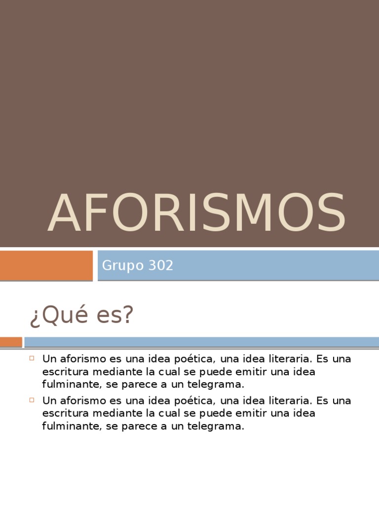 Los Aforismos | PDF | Science | Ciencia filosófica