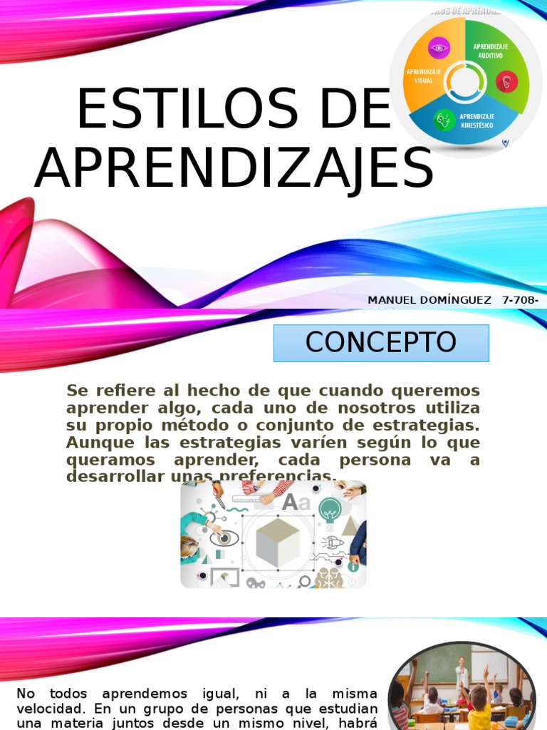 Taller #6 Estilos de Aprendizaje | PDF | Aprendiendo estilos | Aprendizaje
