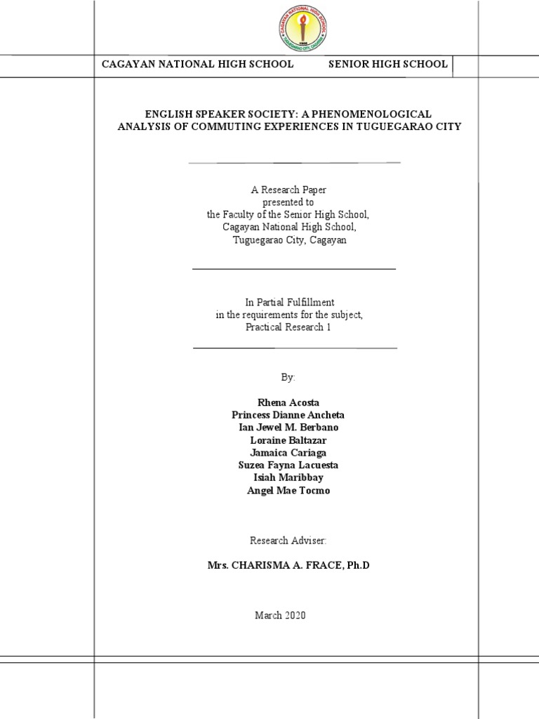 Front Page of Research | PDF | Commuting | Transport