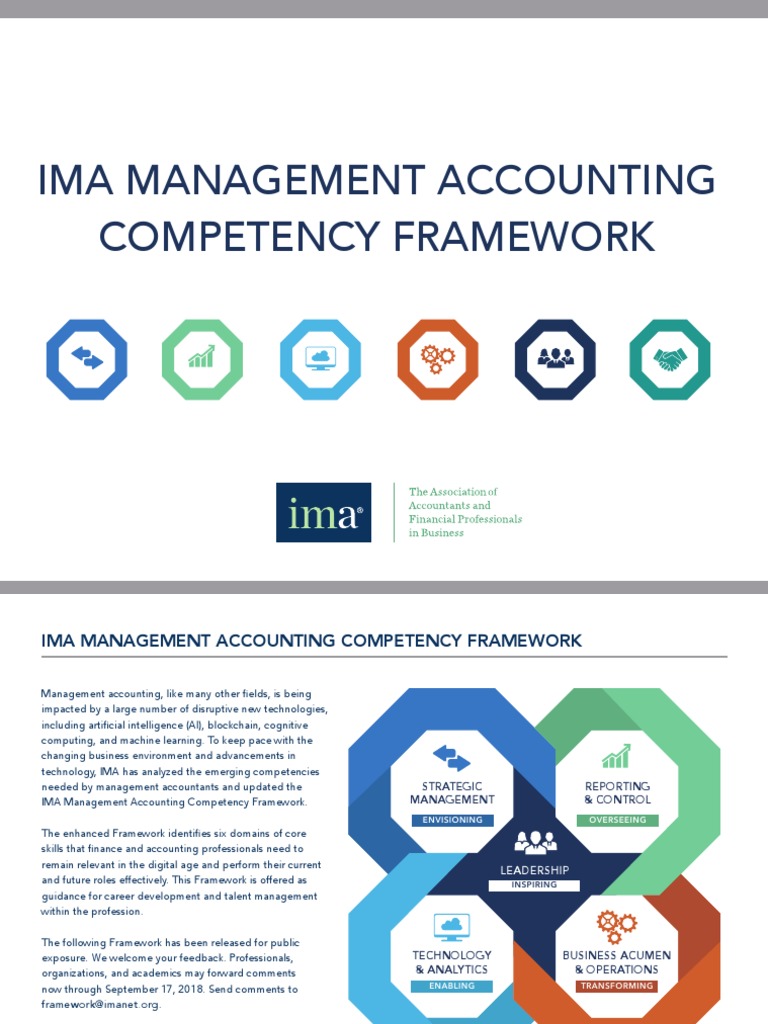 IMA Competency Framework Public Exposure Version PDF | PDF | Internal ...