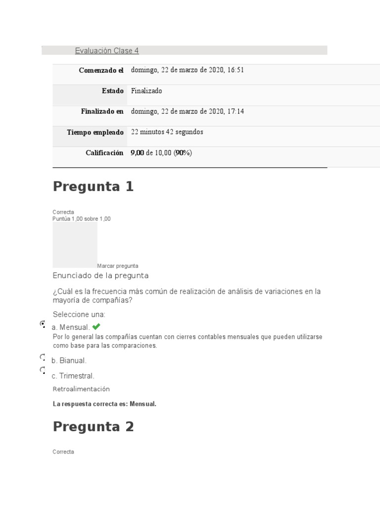 Evaluación Clase 4 | PDF | Marketing | Business