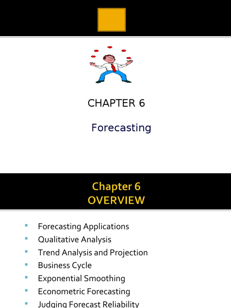 Chapter 6 - Forecasting | PDF | Forecasting | Time Series
