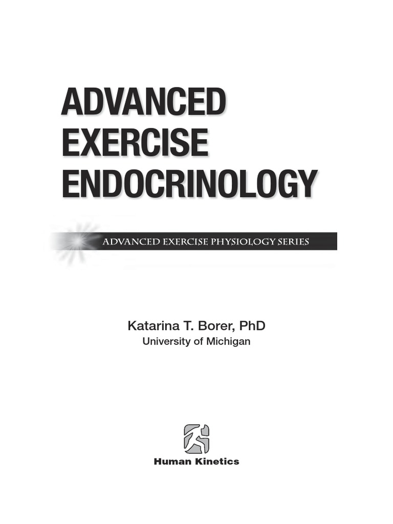 Borer (2013) Advanced Exercise Endocrinology PDF | PDF | Hormone ...