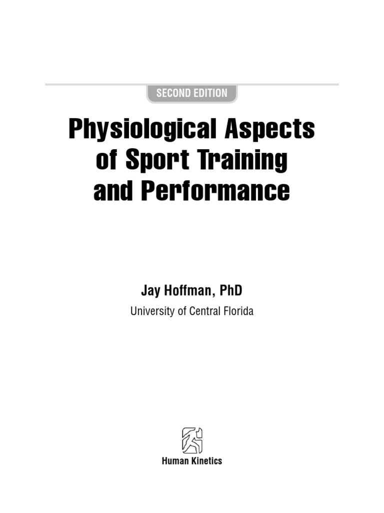 Hoffman (2014) Physiological Aspects of Sport Training and Performance ...