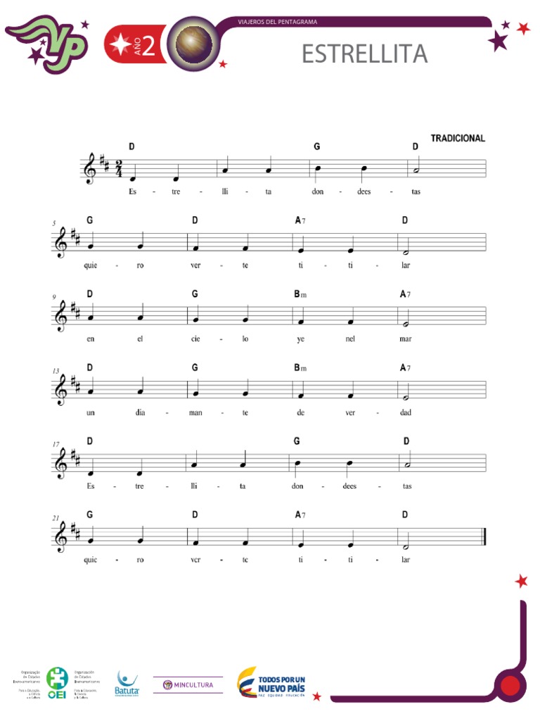 Partitura - Estrellita PDF | PDF