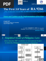 RA 9266 - List of Sections | PDF