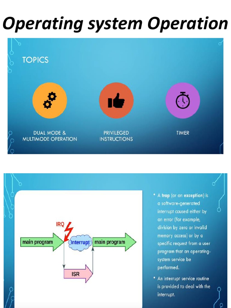 OS Operations | PDF | Operating System | Kernel (Operating System)