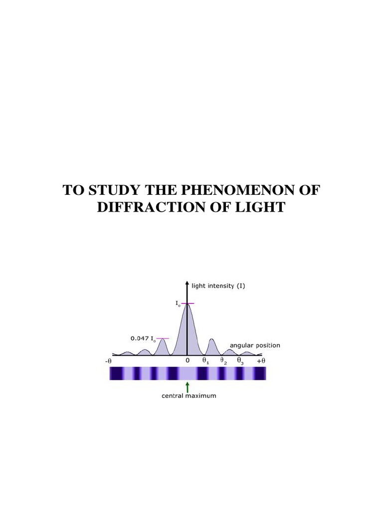 Physics Class 12 Project | PDF | Diffraction | Electrodynamics
