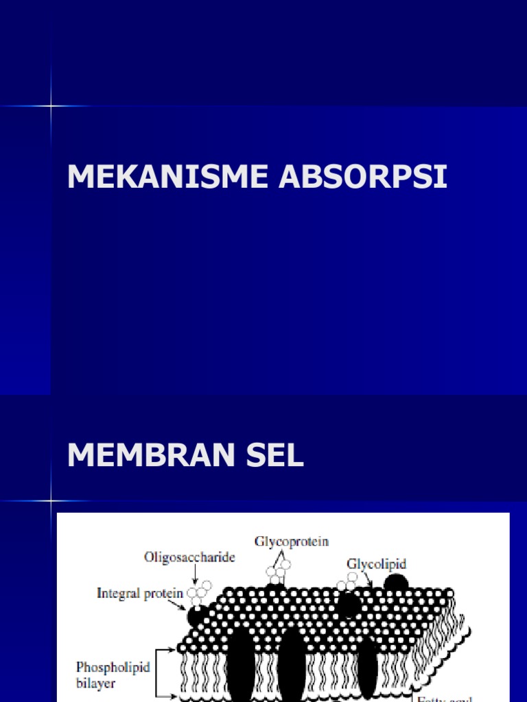Pertemuan Ke 4 Mekanisme Absorpsi | PDF