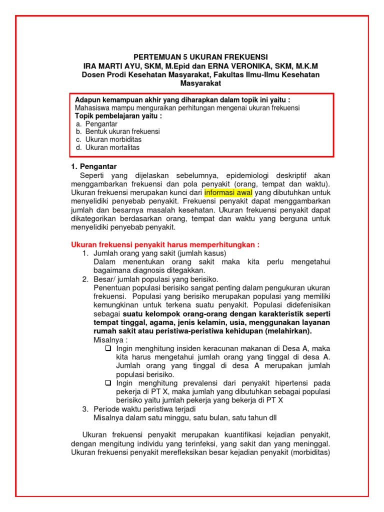 Epid Sesi 5 | PDF | Pengembangan Diri