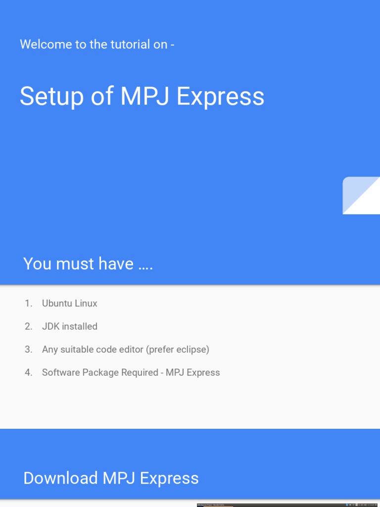 Setup MPJ Express | PDF | Java (Programming Language) | Directory (Computing)