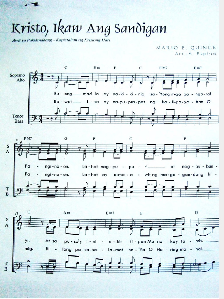 Kristo Ikaw Ang Sandigan PDF | PDF