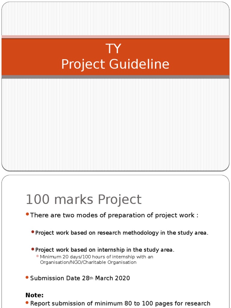 TY Project Guidelines | PDF | Science | Epistemology