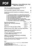 Police Personal File (PPF) 201 File (Pais Folder) | PDF | Notary Public ...