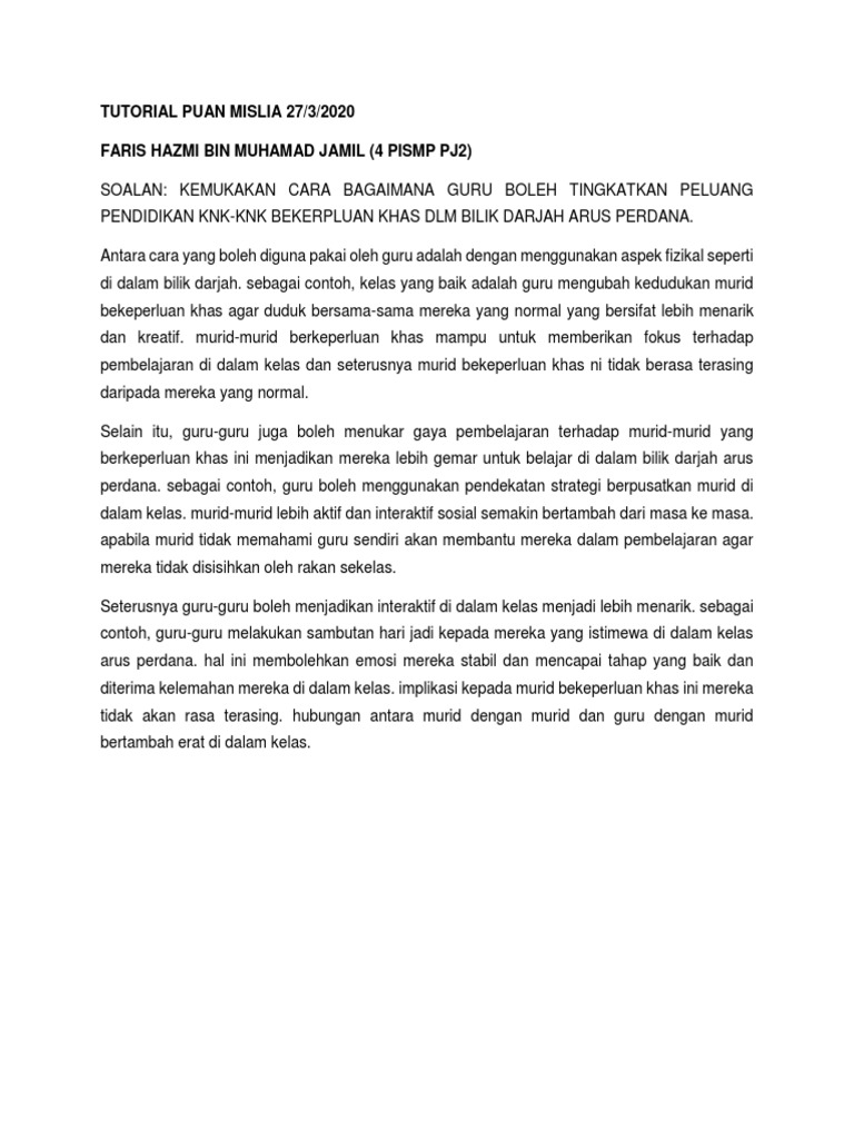 Faris Hensem Tutorial | PDF