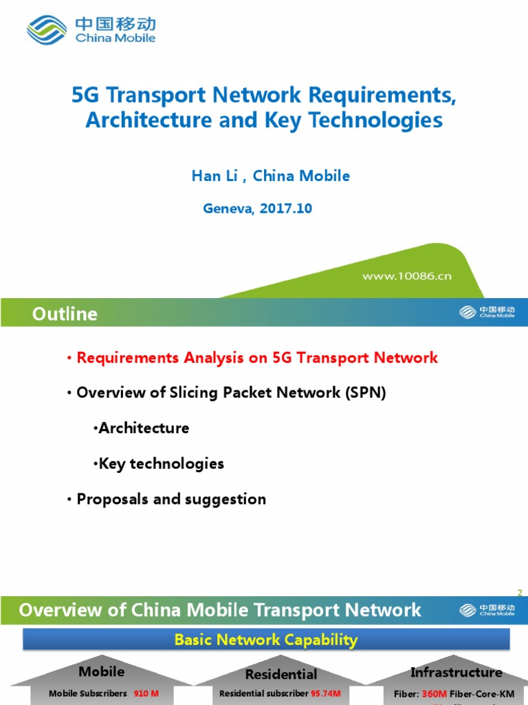 5G Transport Network Requirements, Architecture and Key Technologies | PDF | Wavelength Division ...