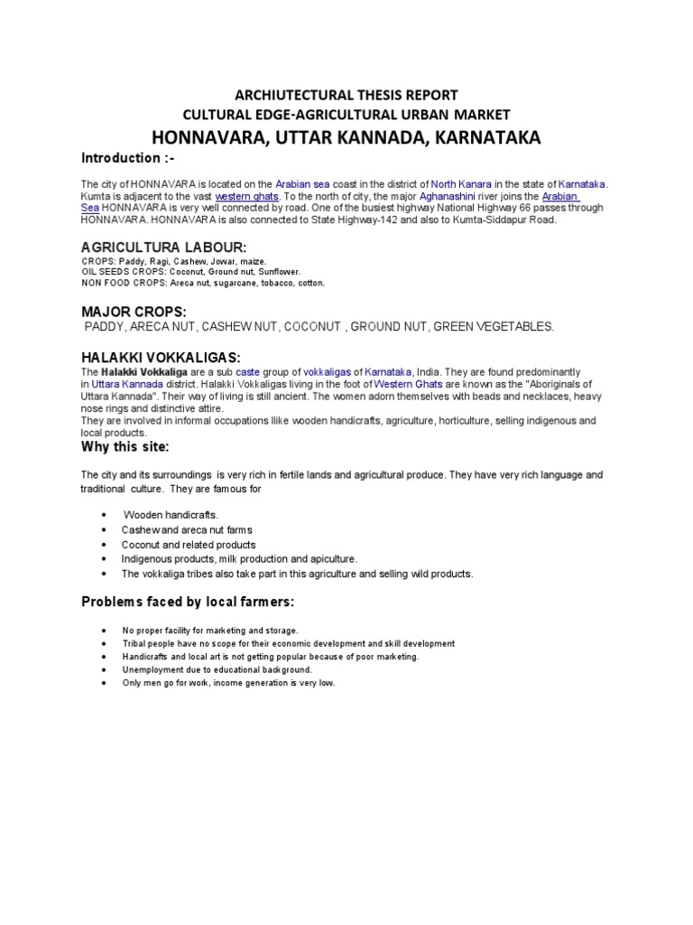 Halakki Vokkaliga Agricultural Development | PDF | Agriculture | Community