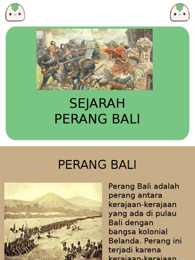 Perlawanan Rakyat Bali melawan Penjajahan Belanda | PDF